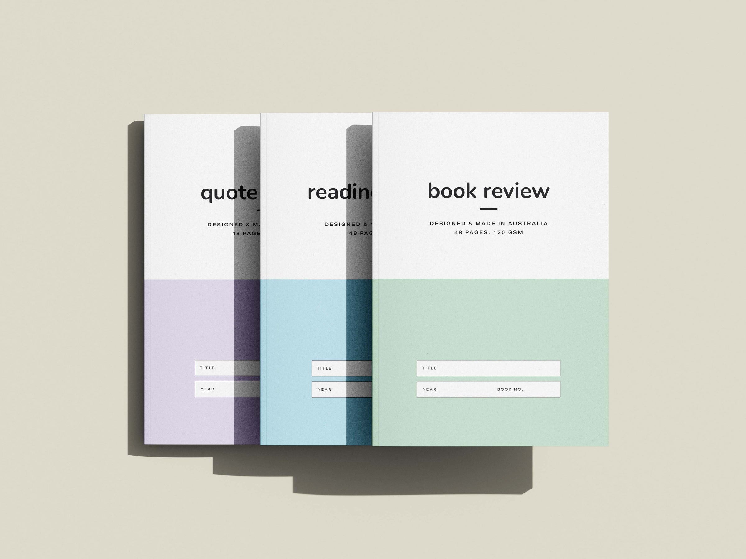Reader's Companion Bundle | Pack of 3 – Journally